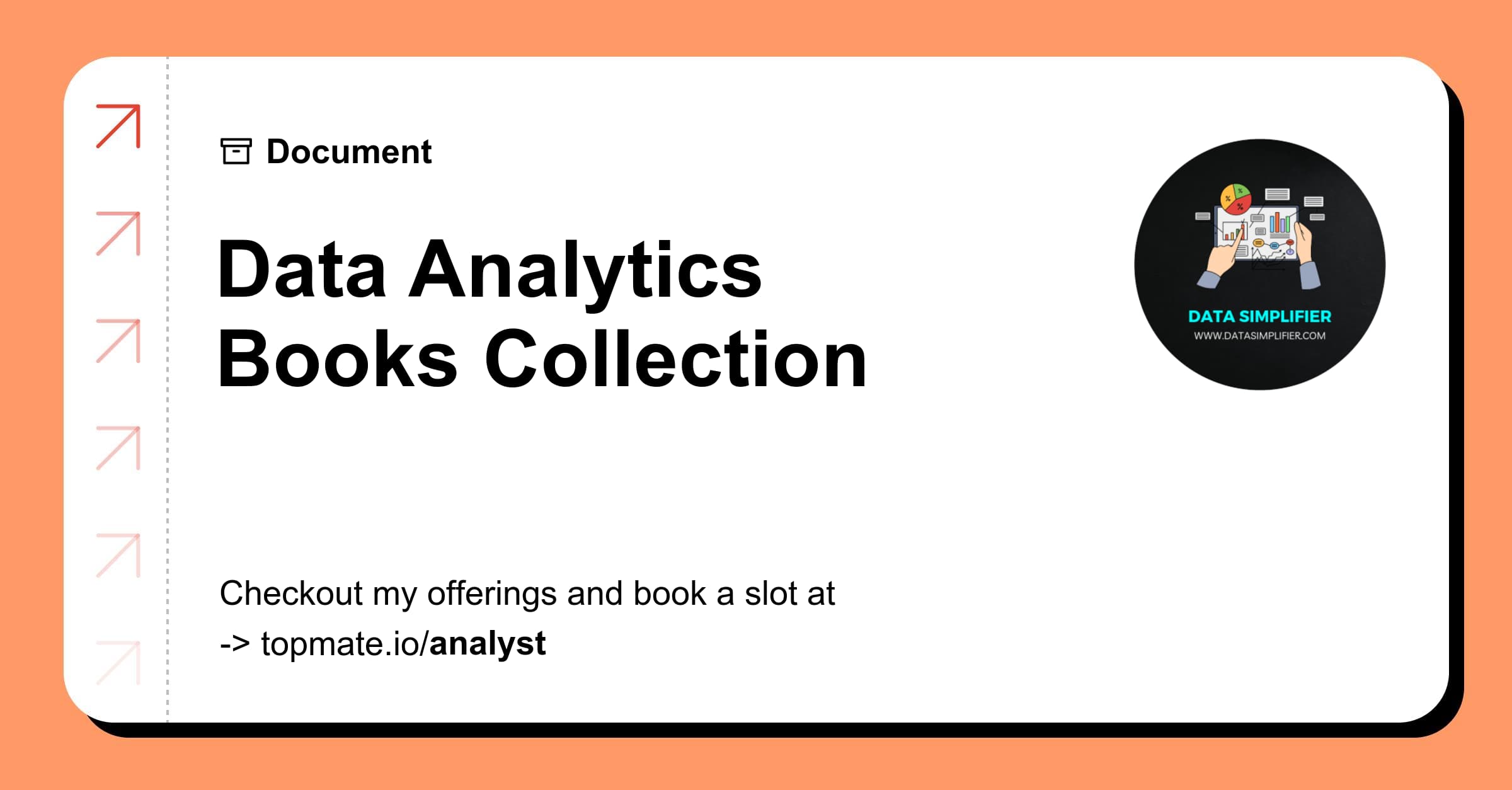 Data Analytics Books Collection with Data Analyst